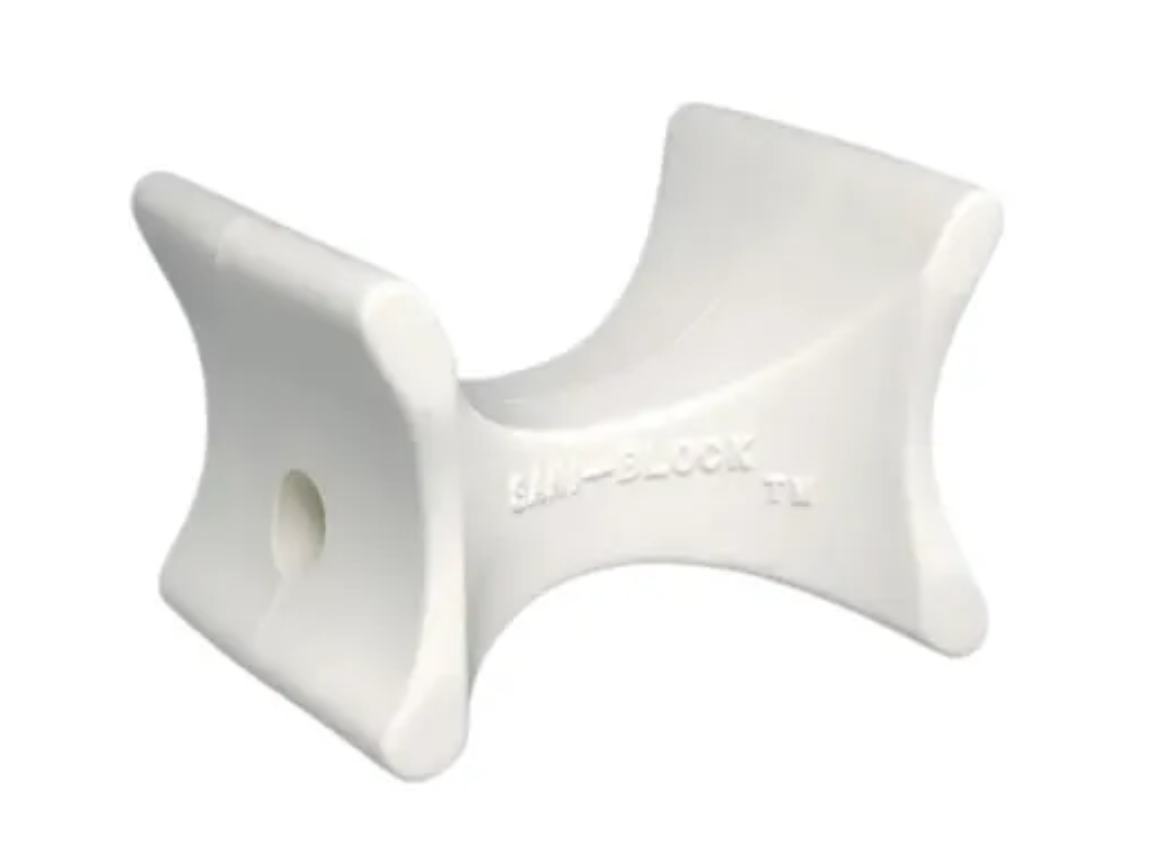 PVC Headblock with Hole – Empire Funeral Supply