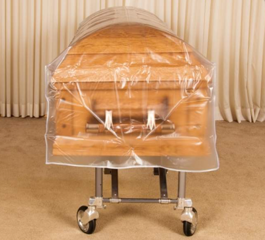 Clear Casket Cover – Empire Funeral Supply
