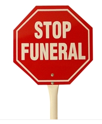 Procession Stop Sign – Empire Funeral Supply